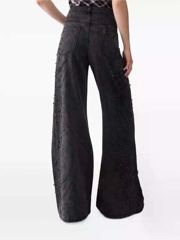 Liu Jo Flared Jeans With Gemstones