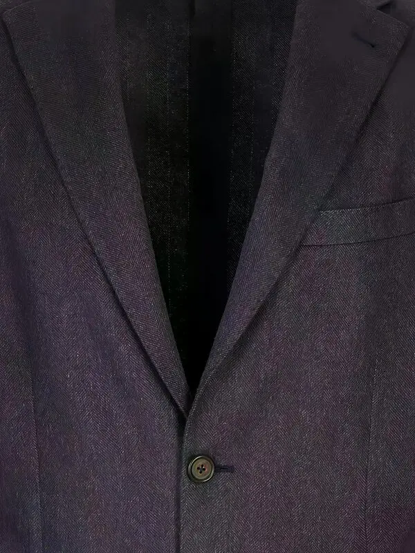 Corneliani Single-breasted Herringbone Blazer