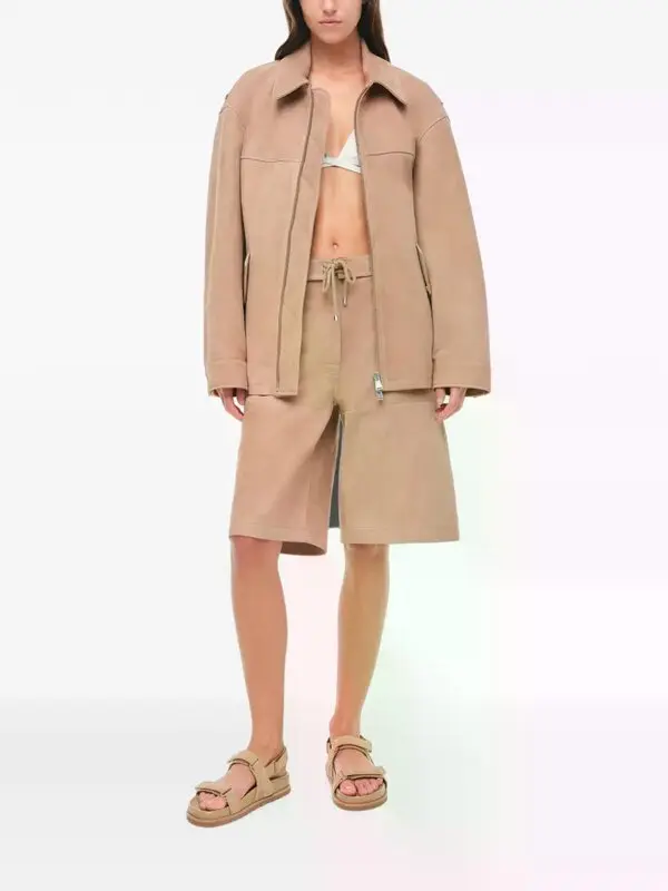 Simkhai Aslan Suede Leather Jacket