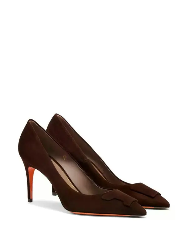 Santoni Sibille Suede Pumps