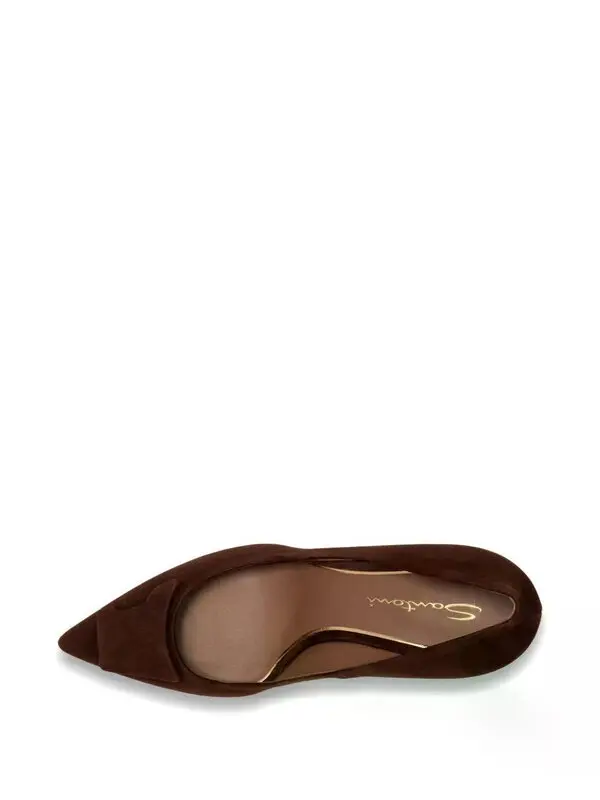 Santoni Sibille Suede Pumps
