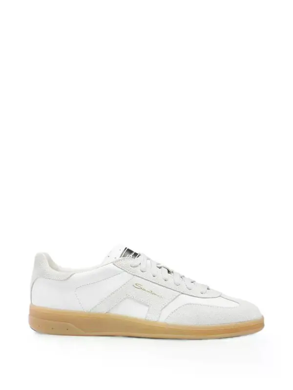 Santoni Dbs Oly Leather Sneakers