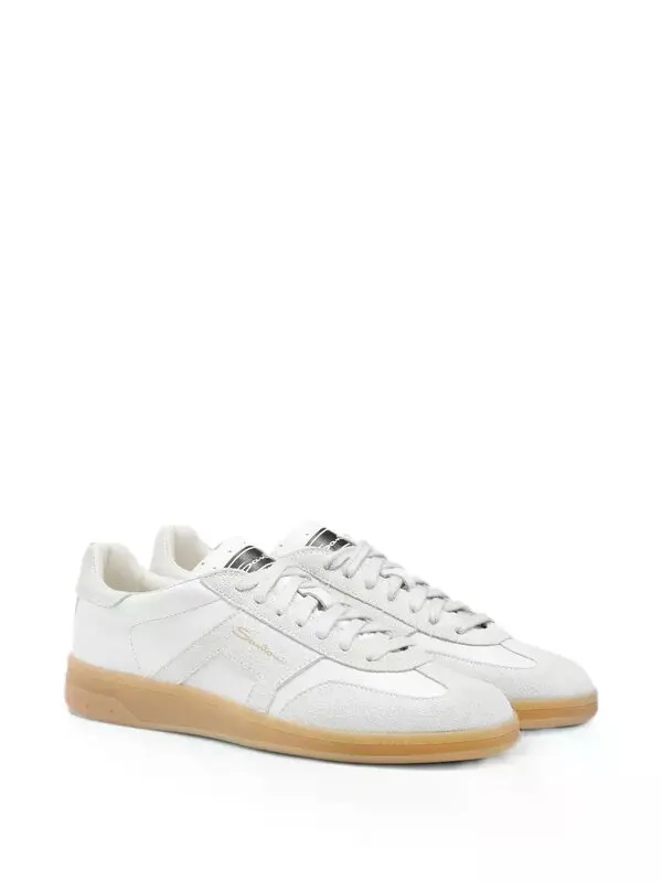 Santoni Dbs Oly Leather Sneakers