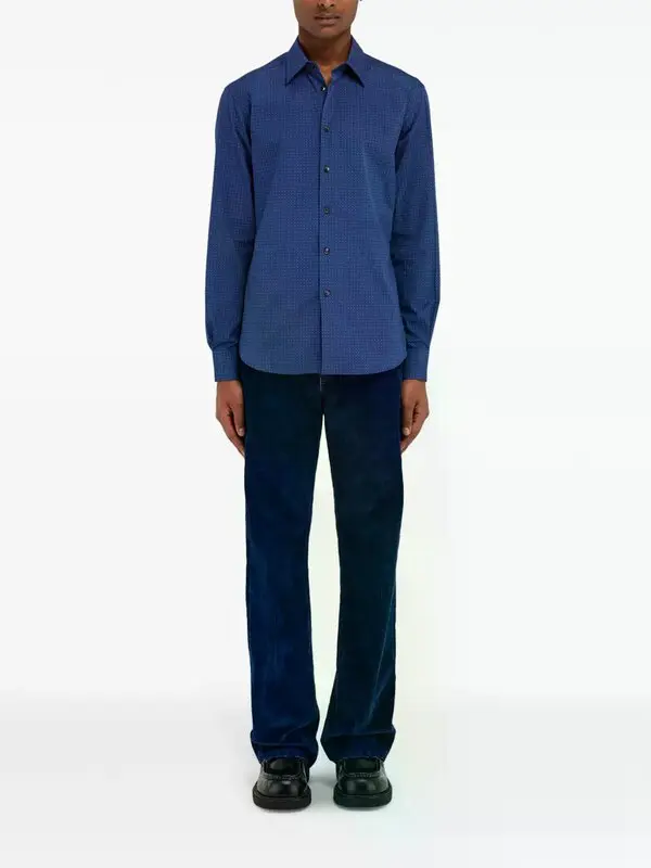 FERRAGAMO Geometric-print Shirt