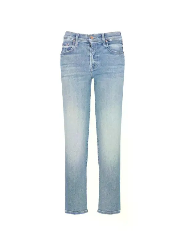 MOTHER The Mid Rise Straight-leg Jeans