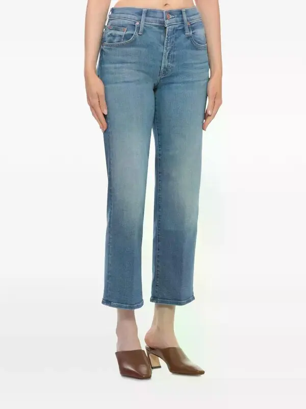 MOTHER The Mid Rise Straight-leg Jeans