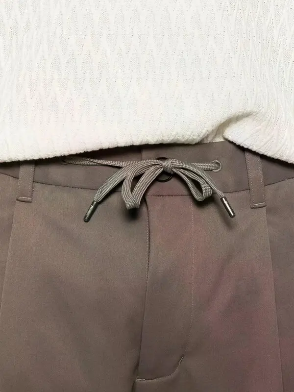 Herno Pleated Drawstring Trousers