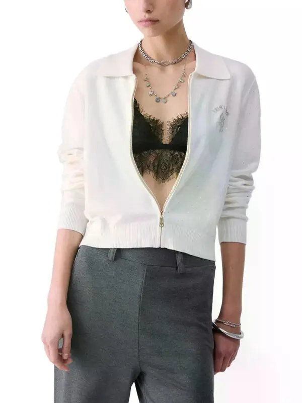 Liu Jo Cardigan With Micro Sequins