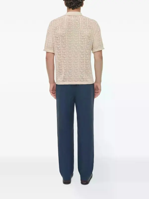 Simkhai Billy Crochet-knit Shirt