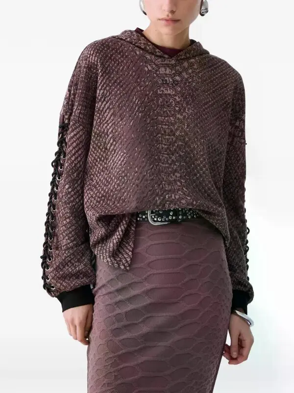 Liu Jo Sweatshirt With Animal Print