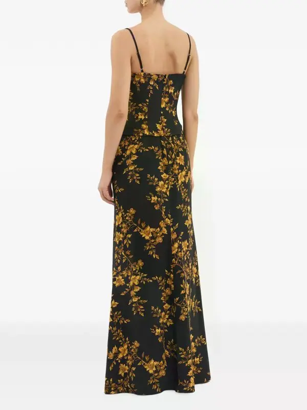Rebecca Vallance Gilded Floral Maxi Dress