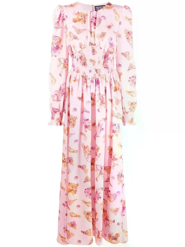 Versace Printed Maxi Dress