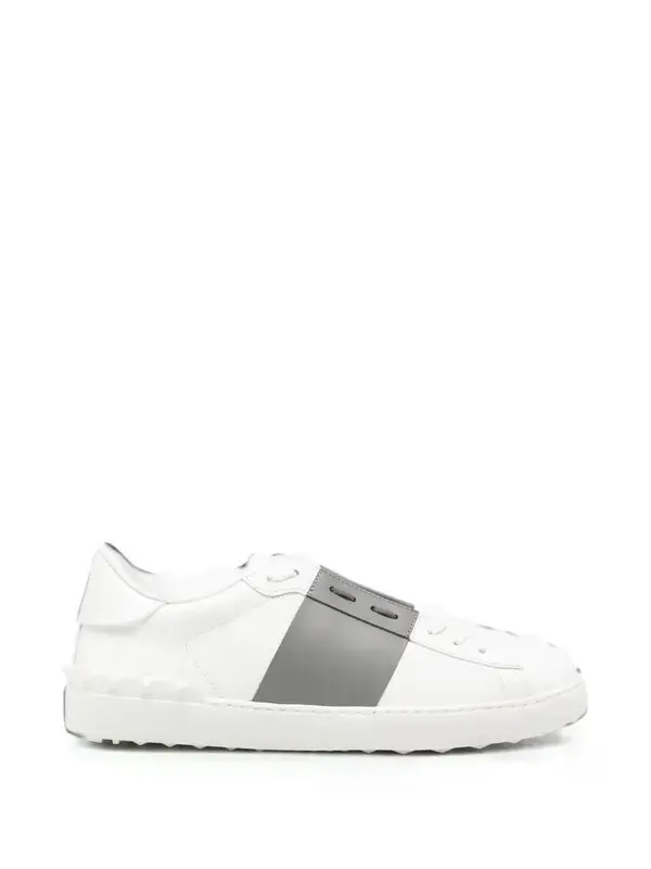 Valentino Garavani Open Rockstud-embellished Sneakers - White