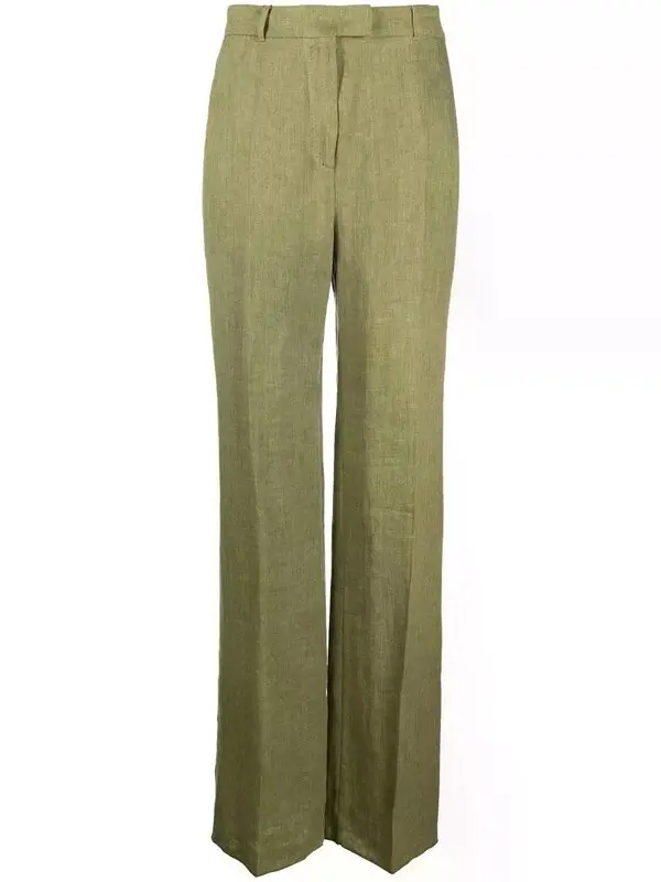 Max Mara Straight-leg Tailored Linen Trousers