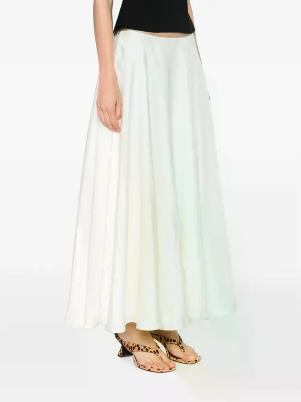 Cult Gaia Cyrene Maxi Skirt In Off White - Neutrals