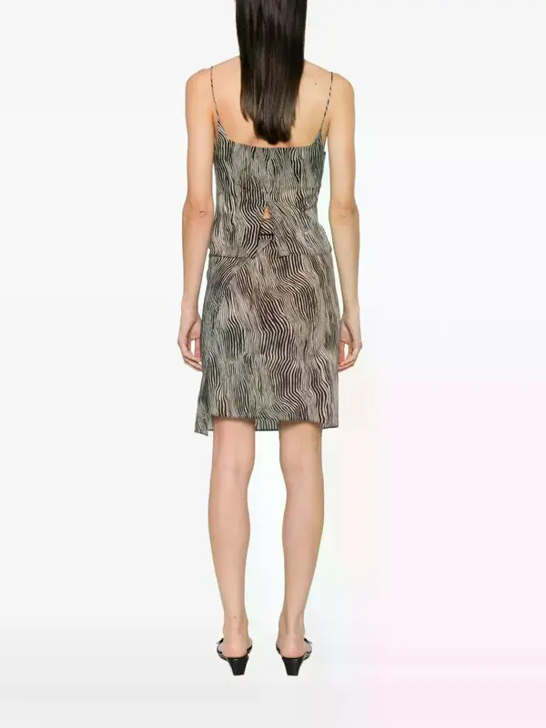 ST. AGNI Zebra-pattern Top