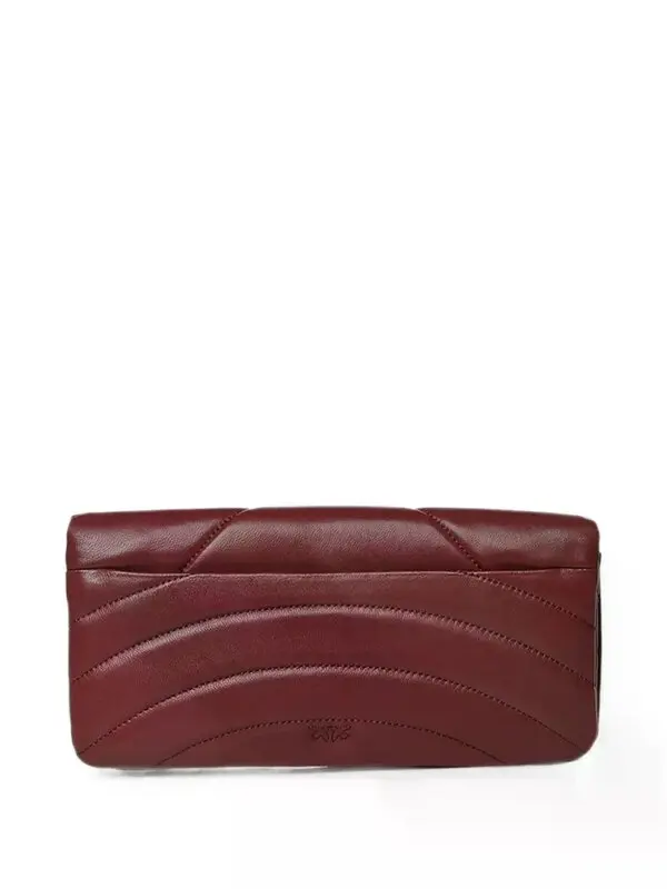 Pinko Love Birds Quilted Shoulder Bag - Red