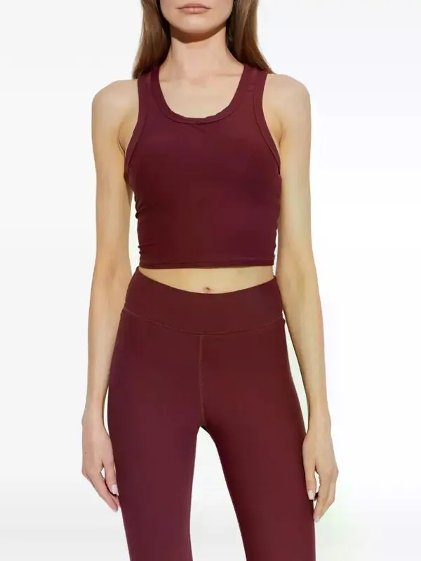The Upside Sophie Cropped Tank Top - Red