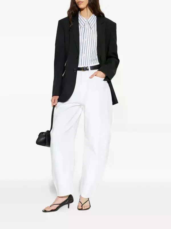 AMI Paris De Coeur Striped-pattern Shirt