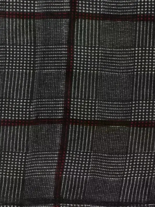 Faliero Sarti Cristopher Check-pattern Frayed Scarf