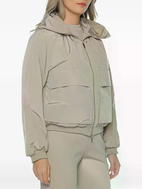 Armani Exchange Hooded Flap-pocket Jacket