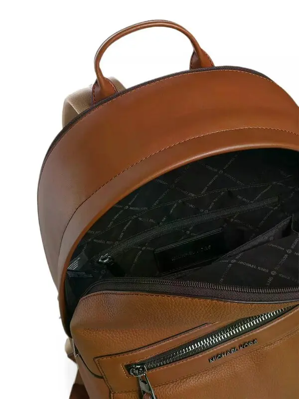 Michael Kors Jet Set Pebbled-leather Backpack