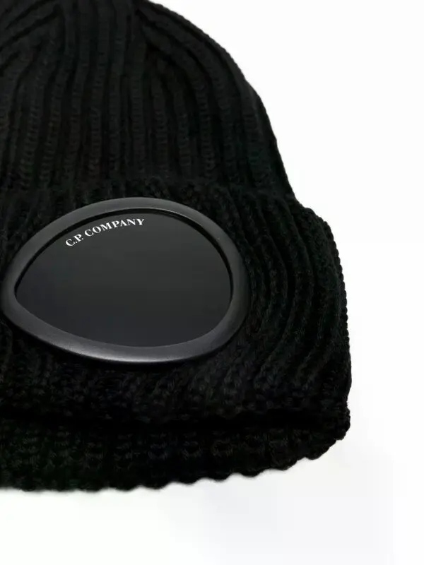C.P. COMPANY Goggle-detail Beanie Hat