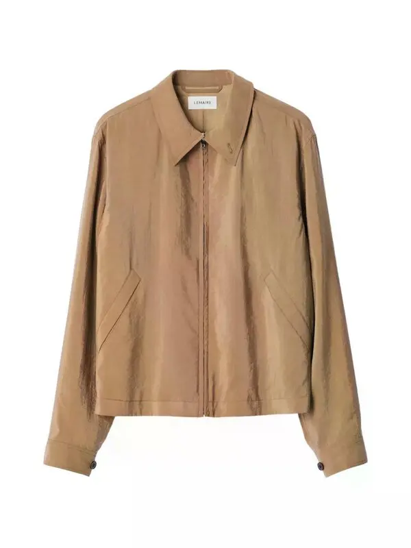 LEMAIRE Crinkled-texture Zipped Jacket
