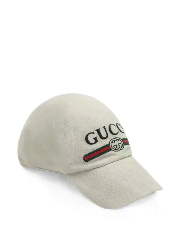 Gucci Web Logo-embroidered Baseball Cap