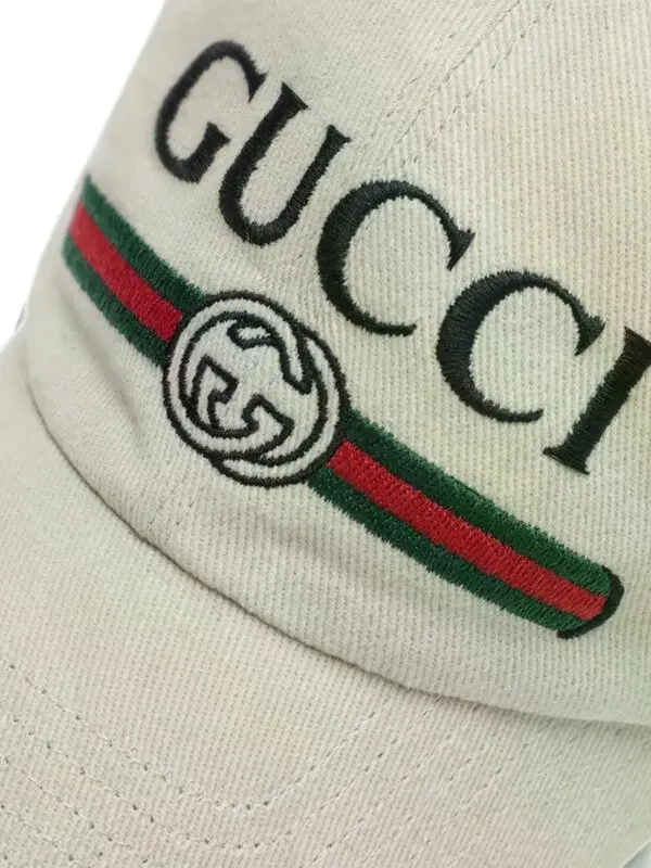 Gucci Web Logo-embroidered Baseball Cap