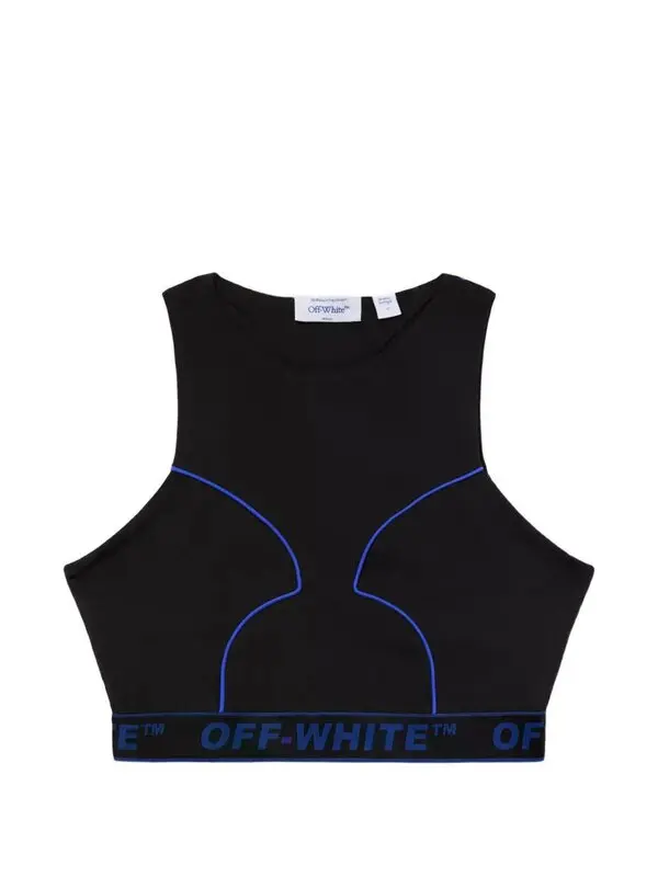 Off-White Logoband Lycra Top - Black
