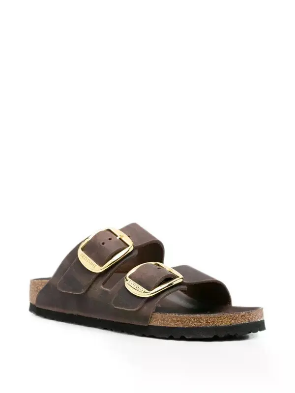 BIRKENSTOCK Arizona Double Strap Buckle Fastening Sandals - Brown