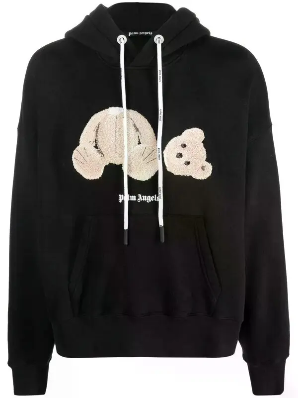 Palm Angels Teddy Bear Print Hoodie