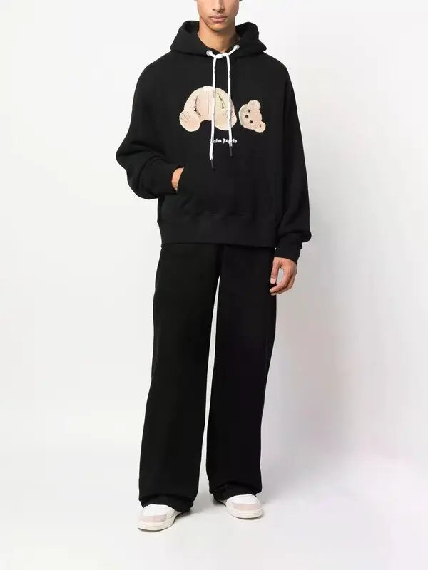Palm Angels Teddy Bear Print Hoodie