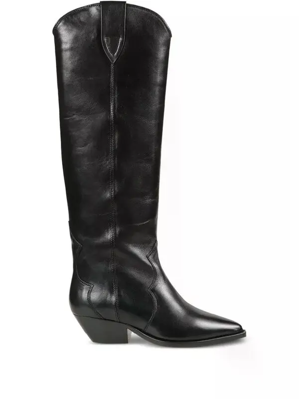 MARANT ETOILE High Pointed Toe Cone Heel Boots