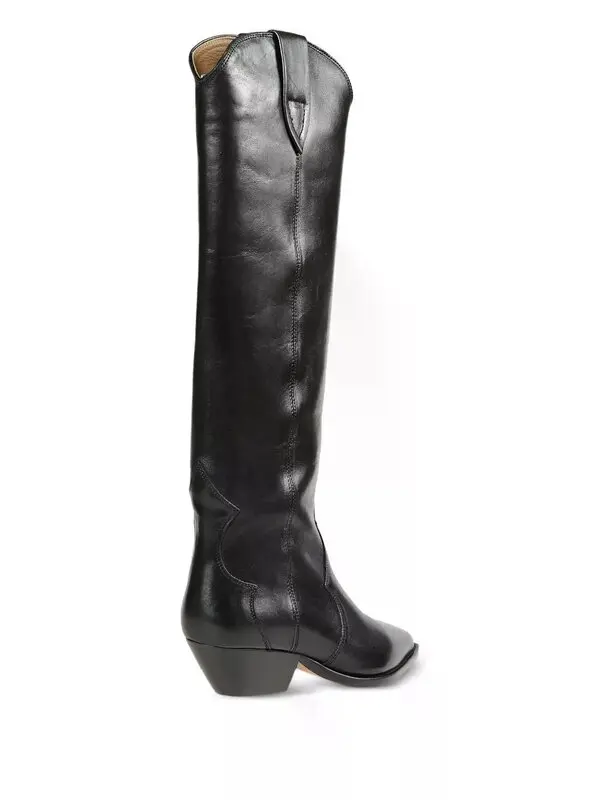 MARANT ETOILE High Pointed Toe Cone Heel Boots