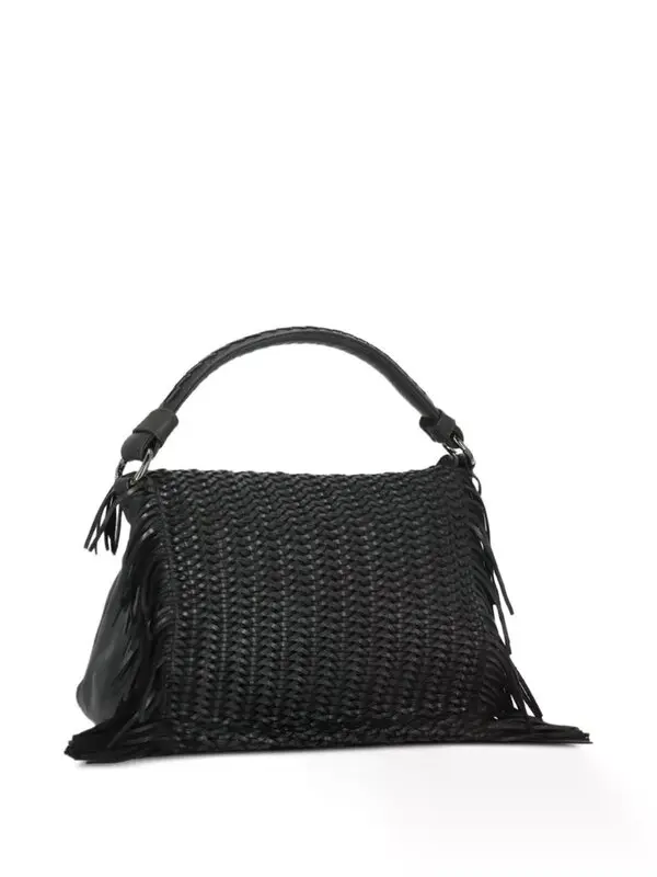 REPTILE'S HOUSE Vasia Braided Tote Bag With Fringe Detailing