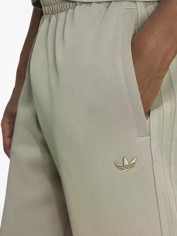 Adidas Logo-embroidered Side-stripe Track Pants