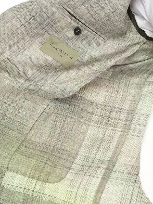 Corneliani Circle Check-pattern Blazer