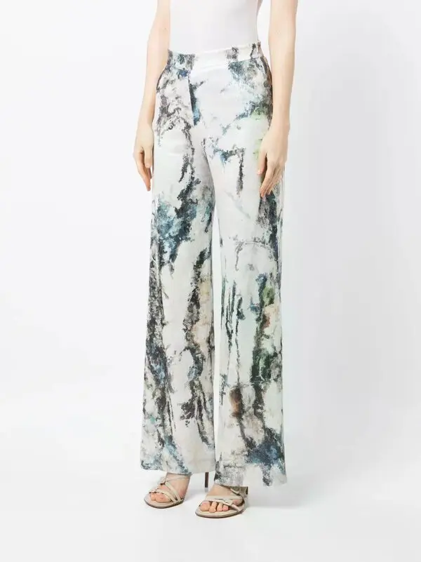 SAIID KOBEISY Sequin Embellished Pants
