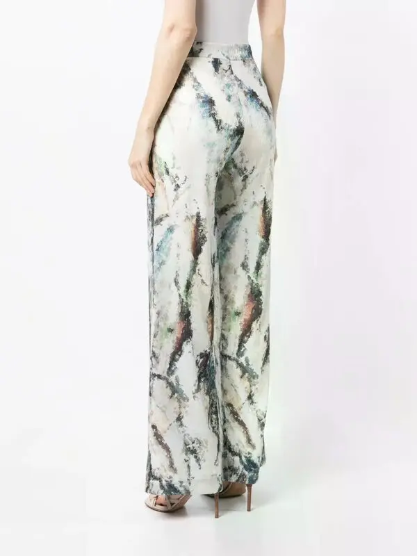 SAIID KOBEISY Sequin Embellished Pants