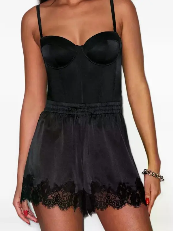 FLEUR DU MAL Juliet Mini Shorts