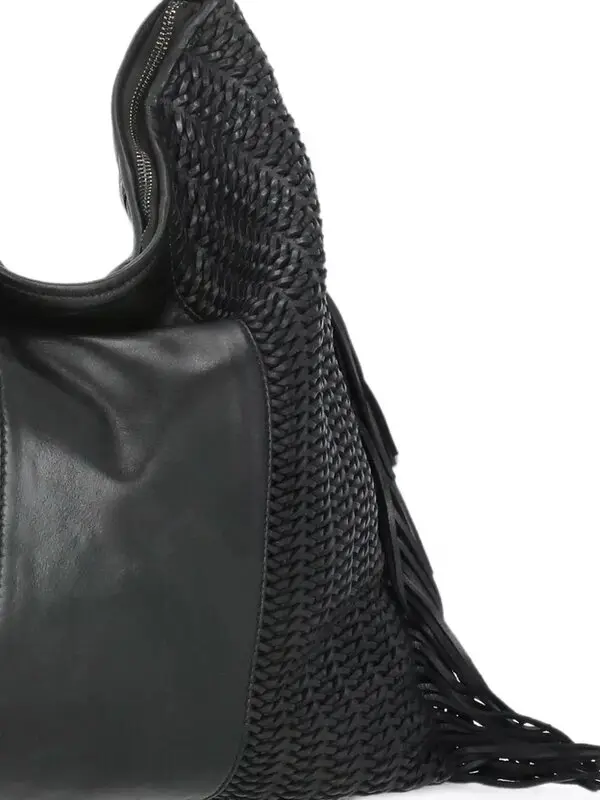 REPTILE'S HOUSE Vasia Braided Leather Tote Bag