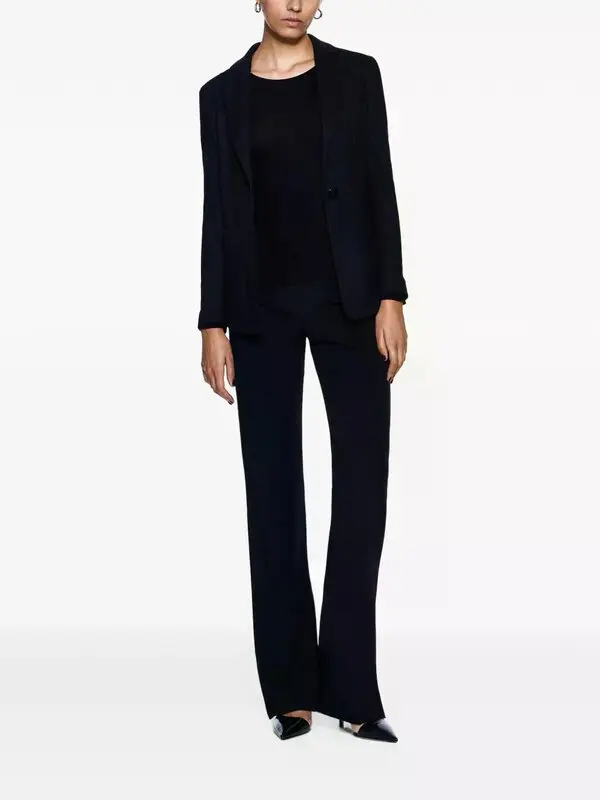 Giorgio Armani Fine-knit Round-neck Sweater