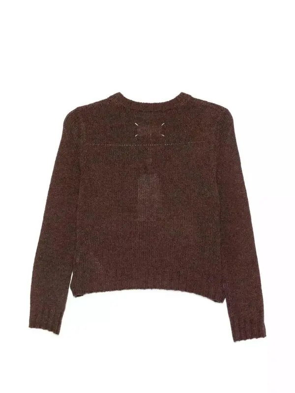MAISON MARGIELA Velvet-patchwork Sweater