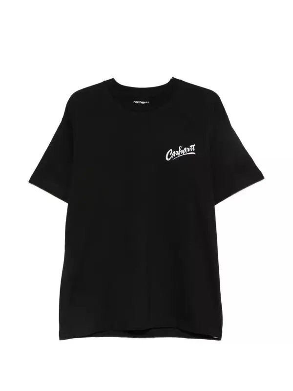 Carhartt Work In Progress Pup Logo-print T-shirt - Black