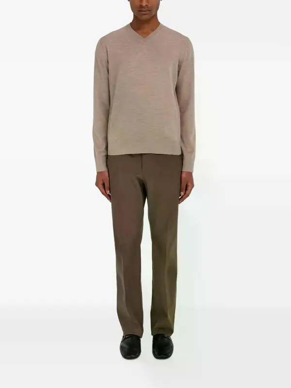 FERRAGAMO Knitted V-neck Sweater