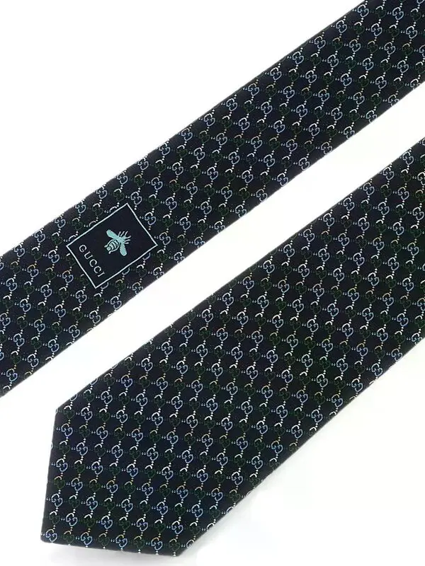 Gucci Gg Silk Jacquard Neck Tie