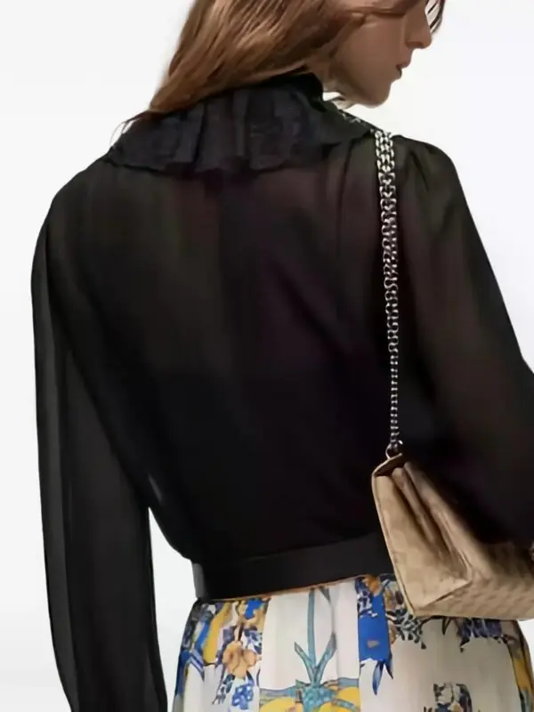Gucci Light Silk Georgette Shirt