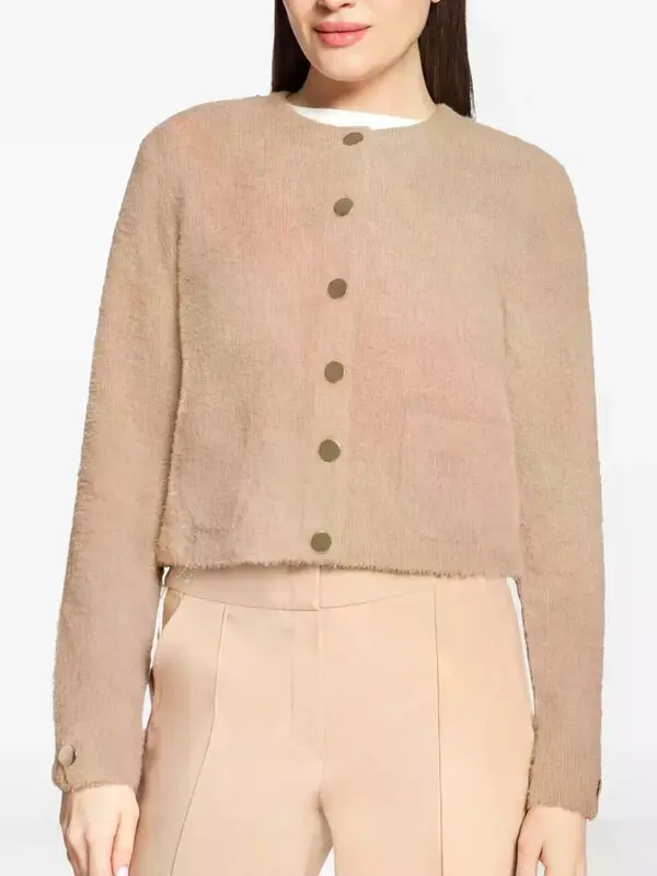 BETTY BARCLAY Button-up Patch-pocket Cardigan